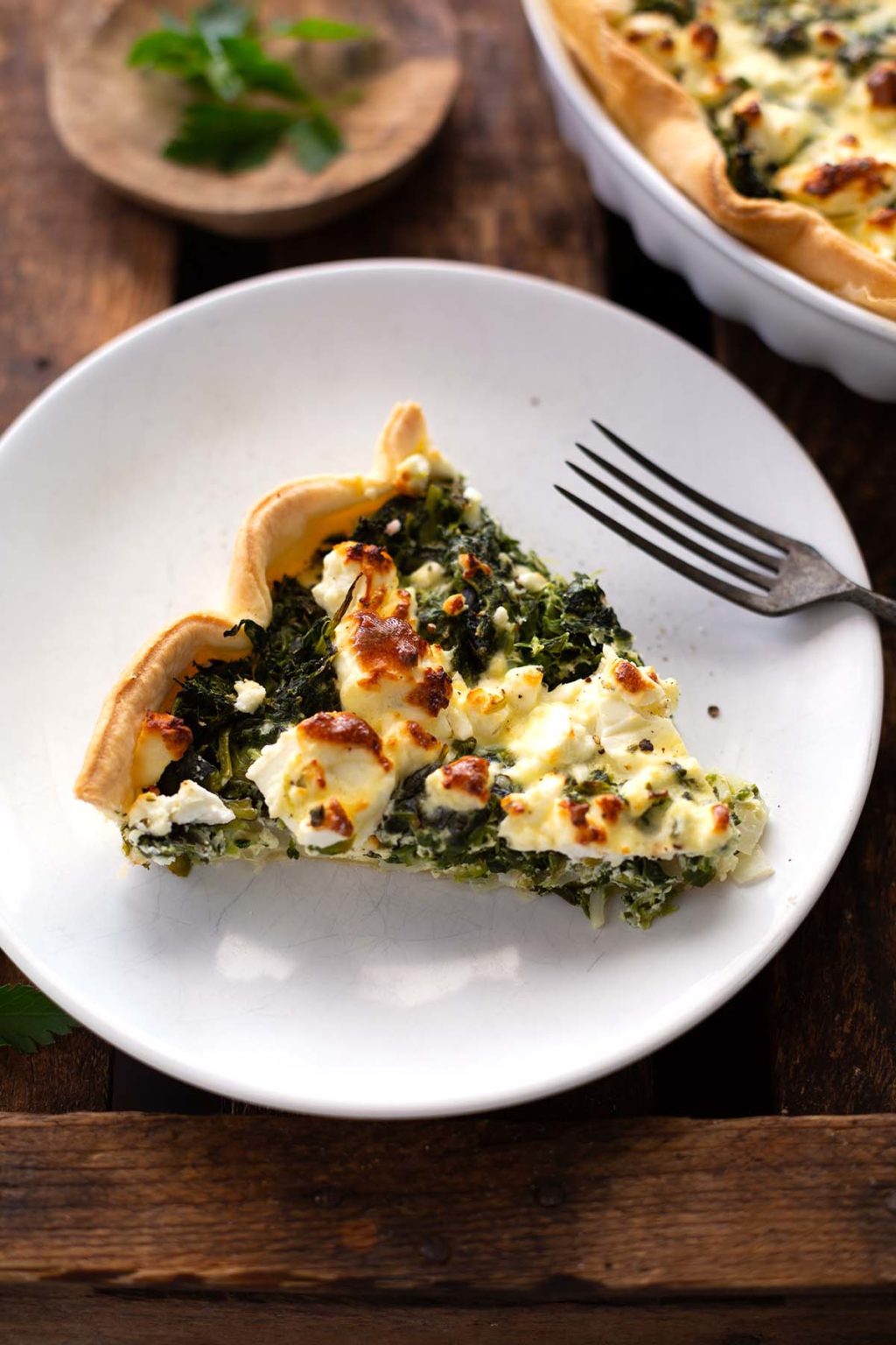 Spinat Quiche Mit Blatterteig