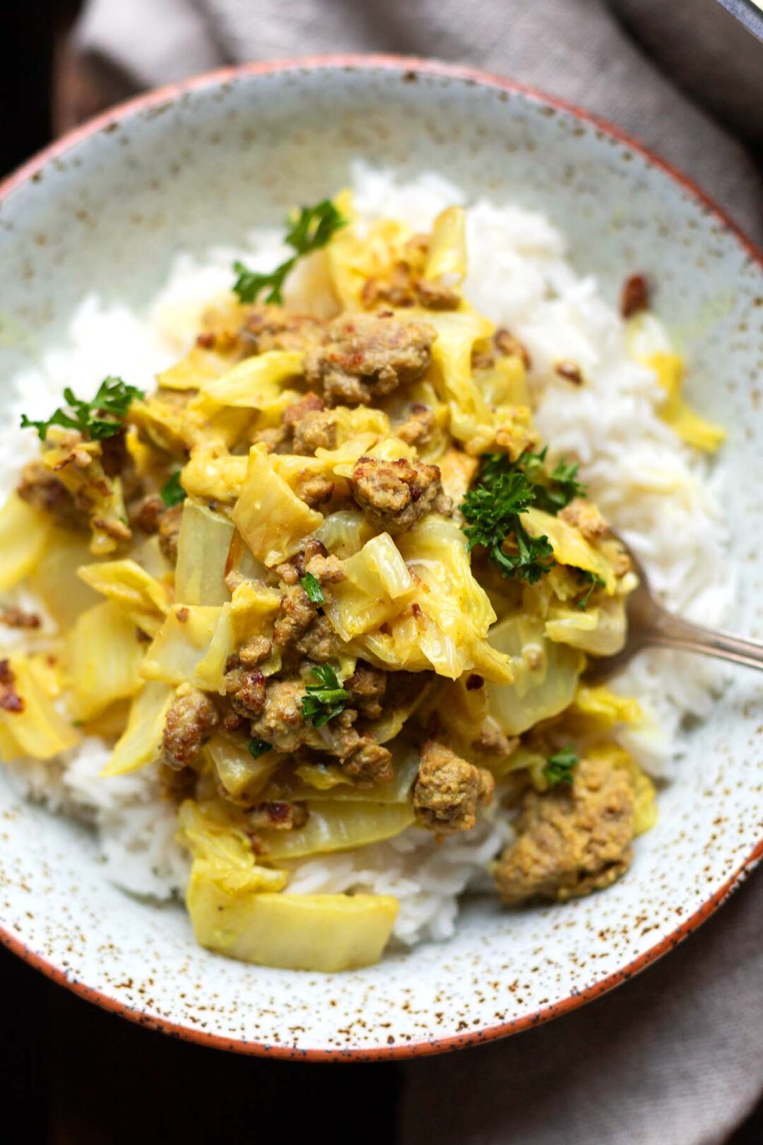 Chinakohl-Pfanne mit Hackfleisch (schnell & einfach)