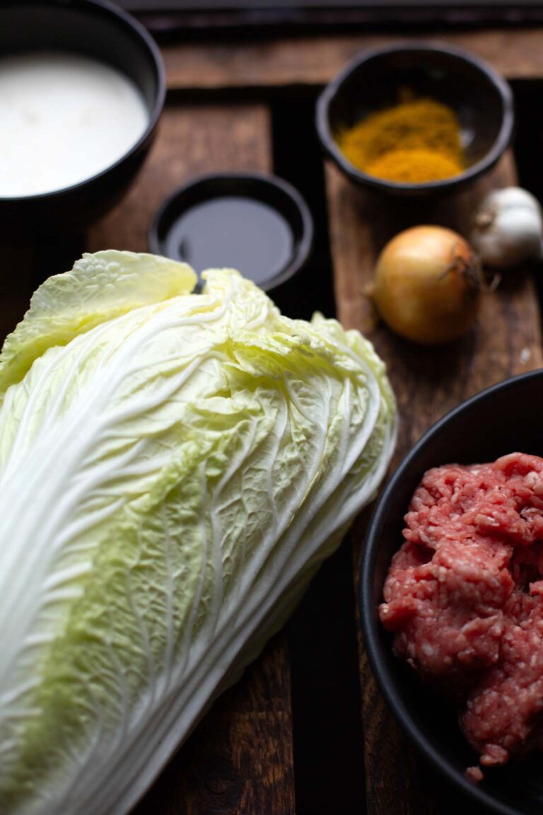 Chinakohl-Pfanne mit Hackfleisch (schnell & einfach)